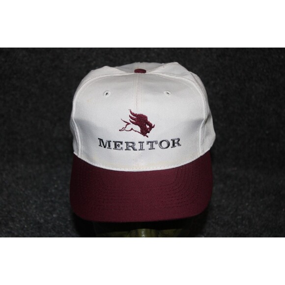 OTTO | Accessories | Vintage Meritor Hat Cap Mens Strap Back Burgandy ...